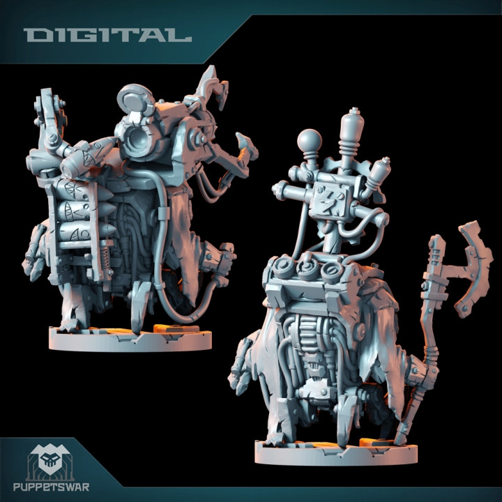 3D Printable Orcanicus High Engineer by Puppetswar Miniatures