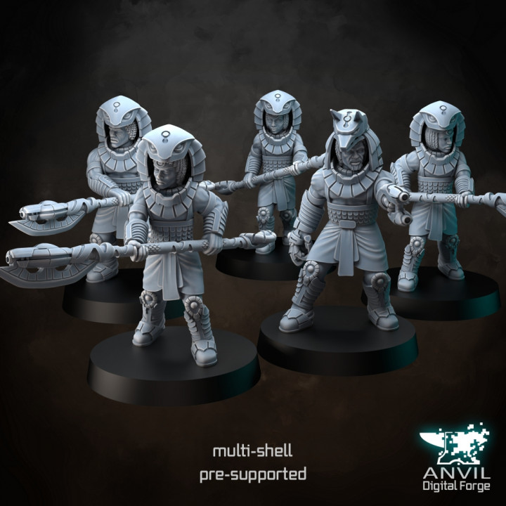 3D Printable Astral Kingdom Warriors - Anvil Digital Forge November ...