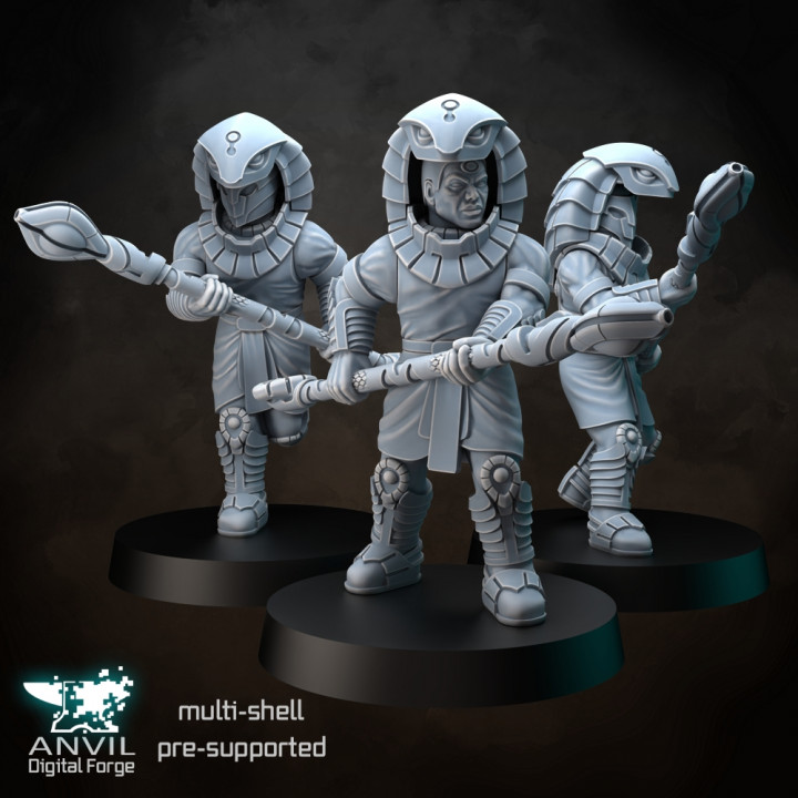 3D Printable Astral Kingdom Warriors - Anvil Digital Forge November ...