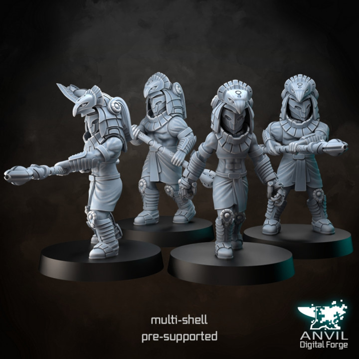 3D Printable Astral Kingdom Warriors - Anvil Digital Forge November ...