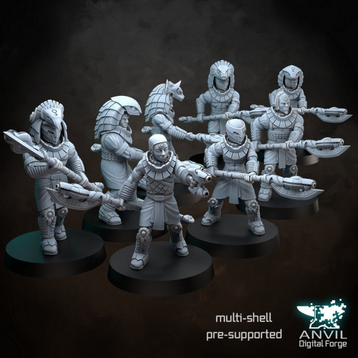 3D Printable Astral Kingdom Warriors - Anvil Digital Forge November ...