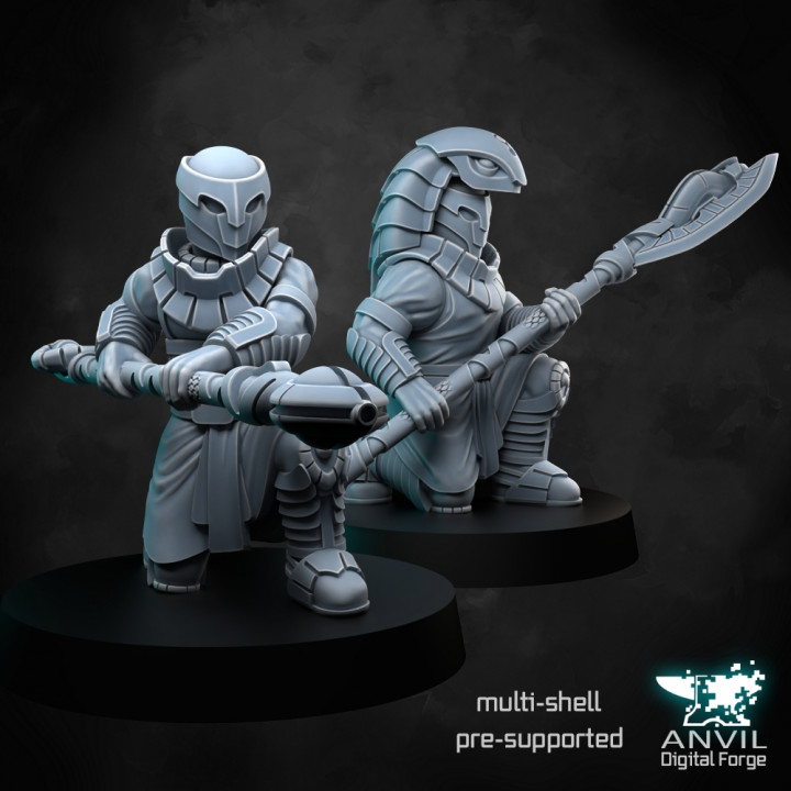 3D Printable Astral Kingdom Warriors - Anvil Digital Forge November ...
