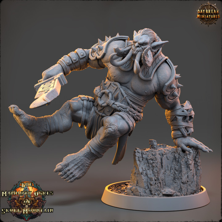 3D Printable Ogres - The Mammoth Ogres of Skull Mountain- COMPLETE PACK ...