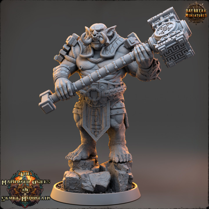 3D Printable Ogres - The Mammoth Ogres of Skull Mountain- COMPLETE PACK ...