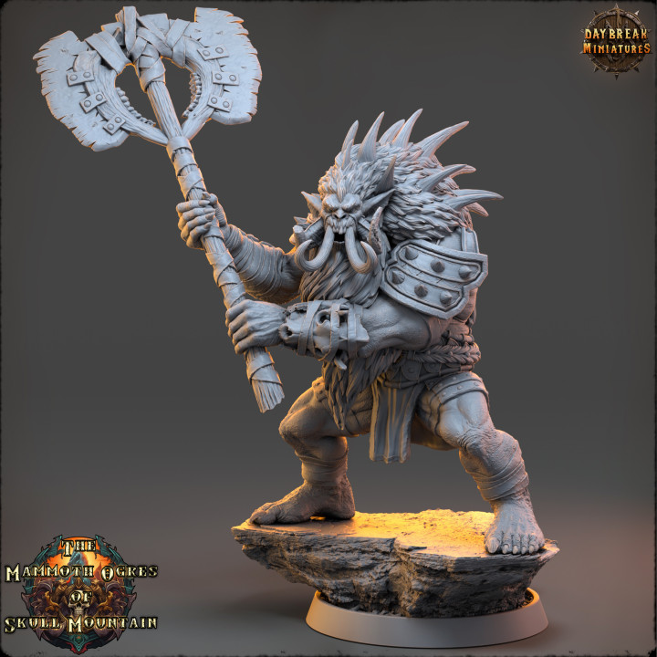 3D Printable Ogres - The Mammoth Ogres of Skull Mountain- COMPLETE PACK ...