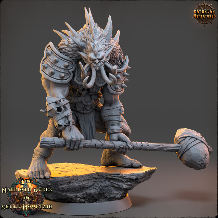 3D Printable Ogres - The Mammoth Ogres of Skull Mountain- COMPLETE PACK ...