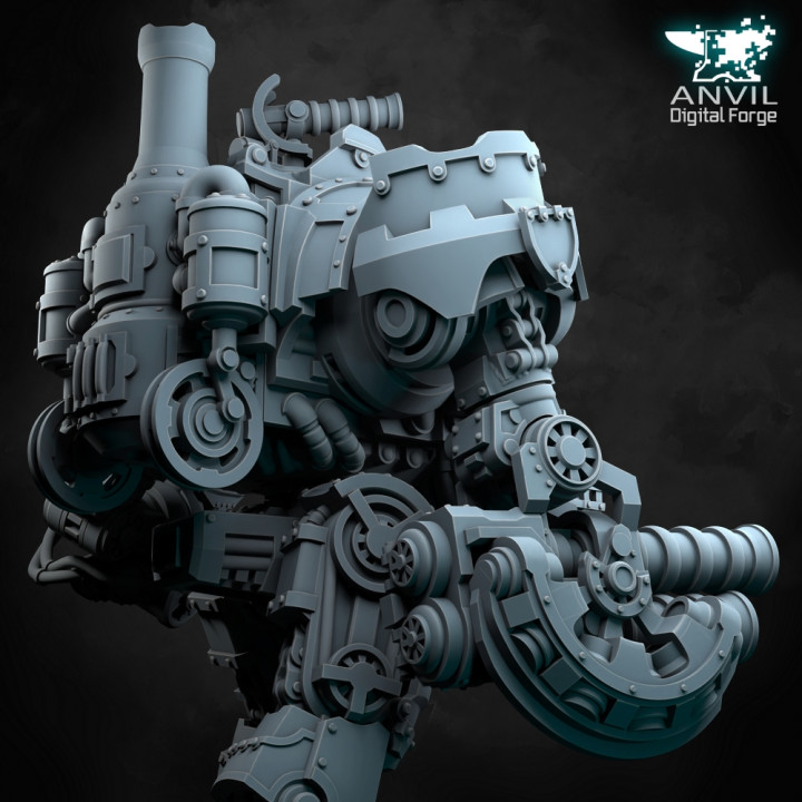 3D Printable Medieval Modular Mech - Medium Chassis - Anvil Digital ...