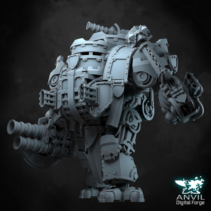 3D Printable Medieval Modular Mech - Medium Chassis - Anvil Digital ...
