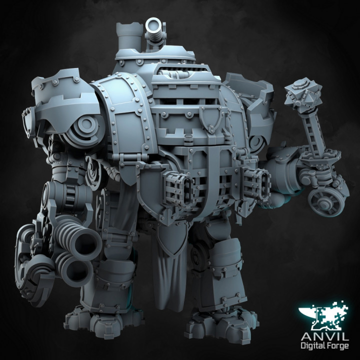 3D Printable Medieval Modular Mech - Medium Chassis - Anvil Digital ...