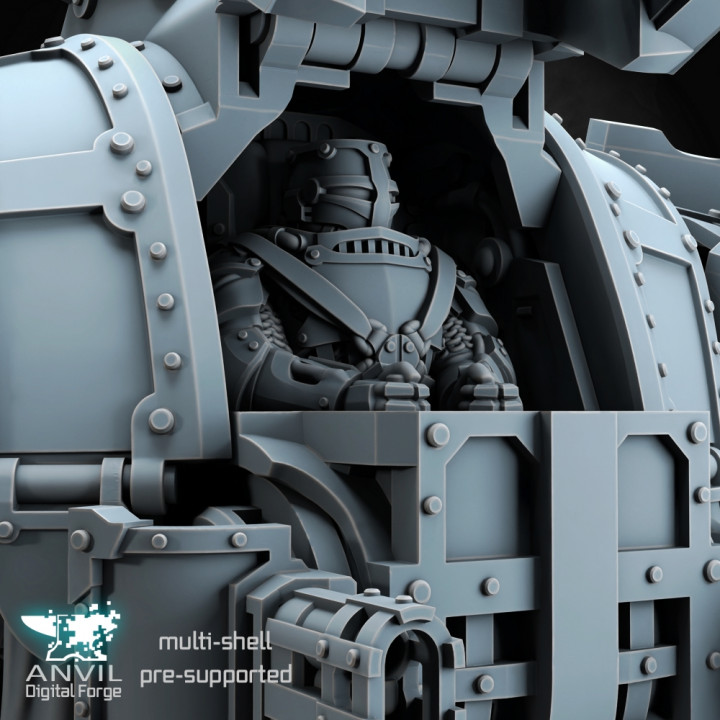 3D Printable Medieval Modular Mech - Medium Chassis - Anvil Digital ...