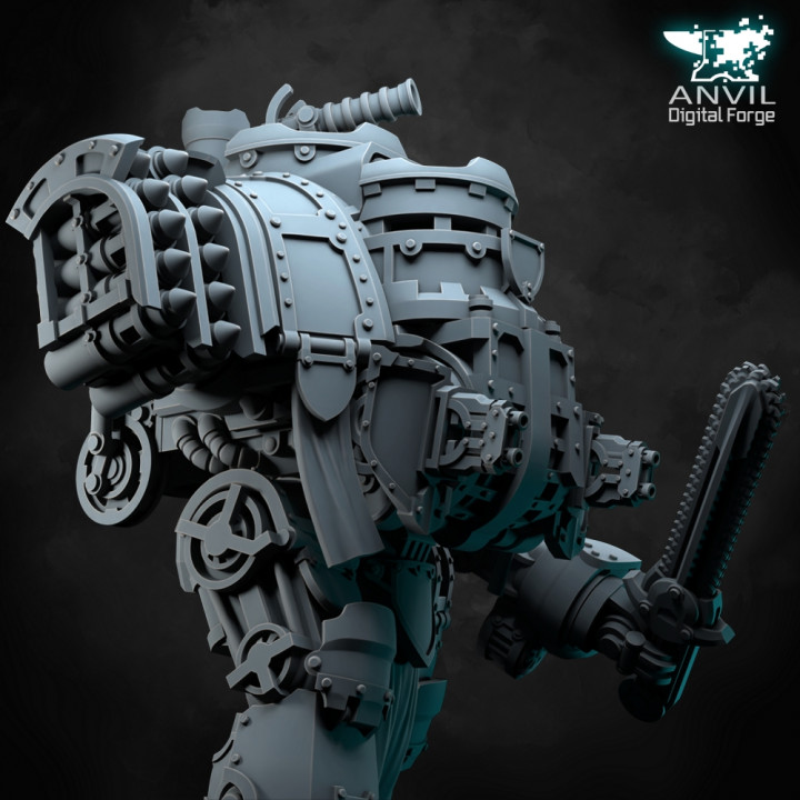 3D Printable Medieval Modular Mech - Medium Chassis - Anvil Digital ...