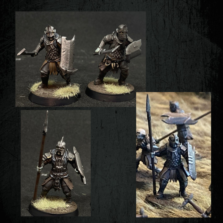 3D Printable Orc Warrior Modular Kit by Quartermaster3D