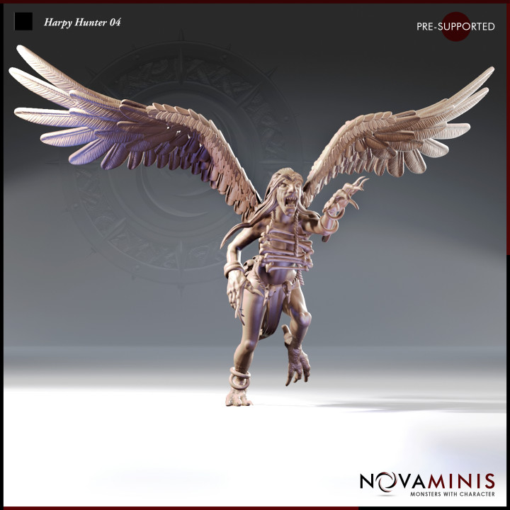 3D Printable Ruins of Evermist: Shriek of Harpies by NovaMinis