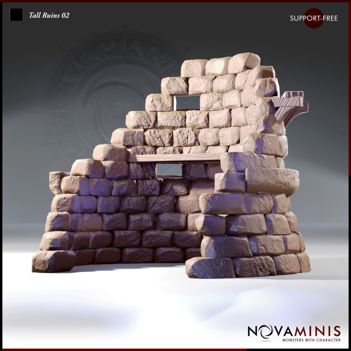 3D Printable Ruins of Evermist: Shriek of Harpies by NovaMinis