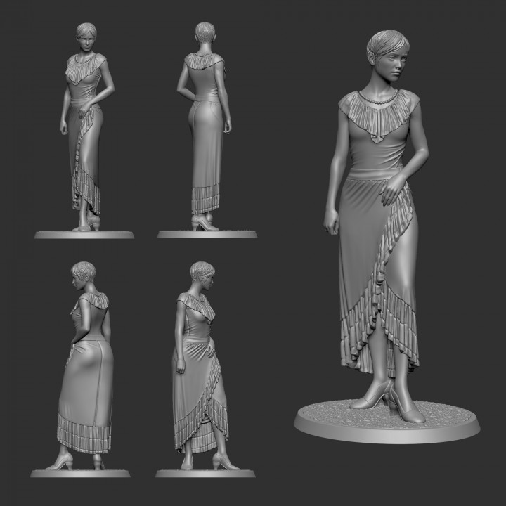 3D Printable Investigator Pack 11 - Arkham Horror compatible by MT3D Studio