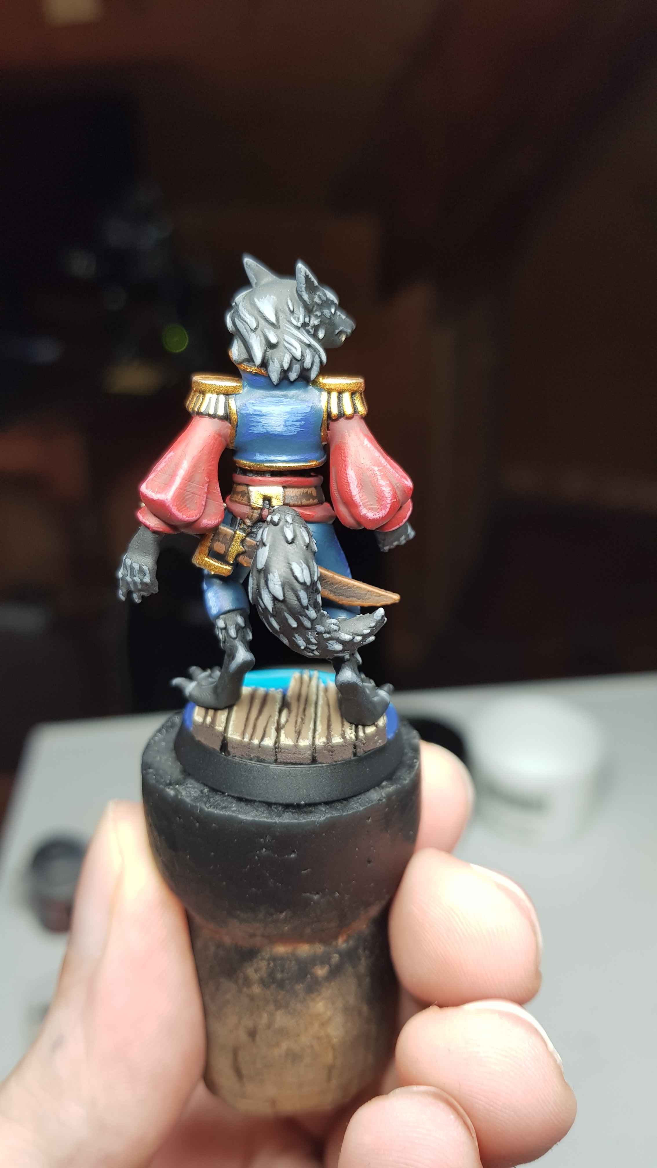 3D Printable Werewolf captain by Threat Factory