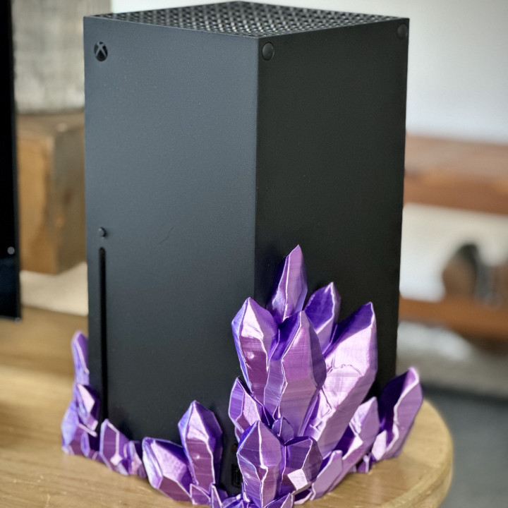 3D Printable Xbox Crystal Decor Series X by Holoprops