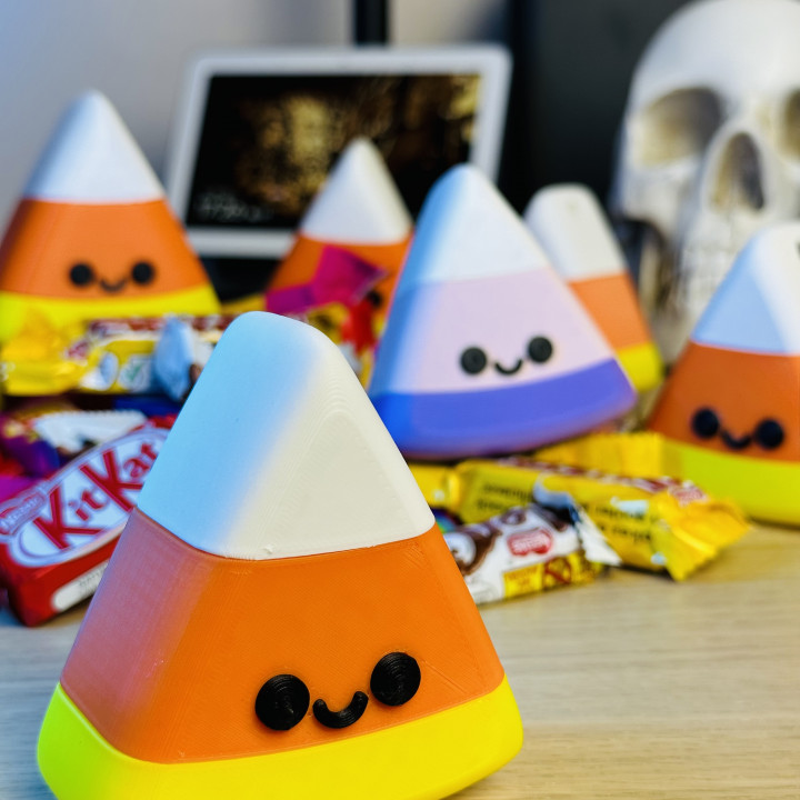 3D Printable Cute Candy Corn by Holoprops