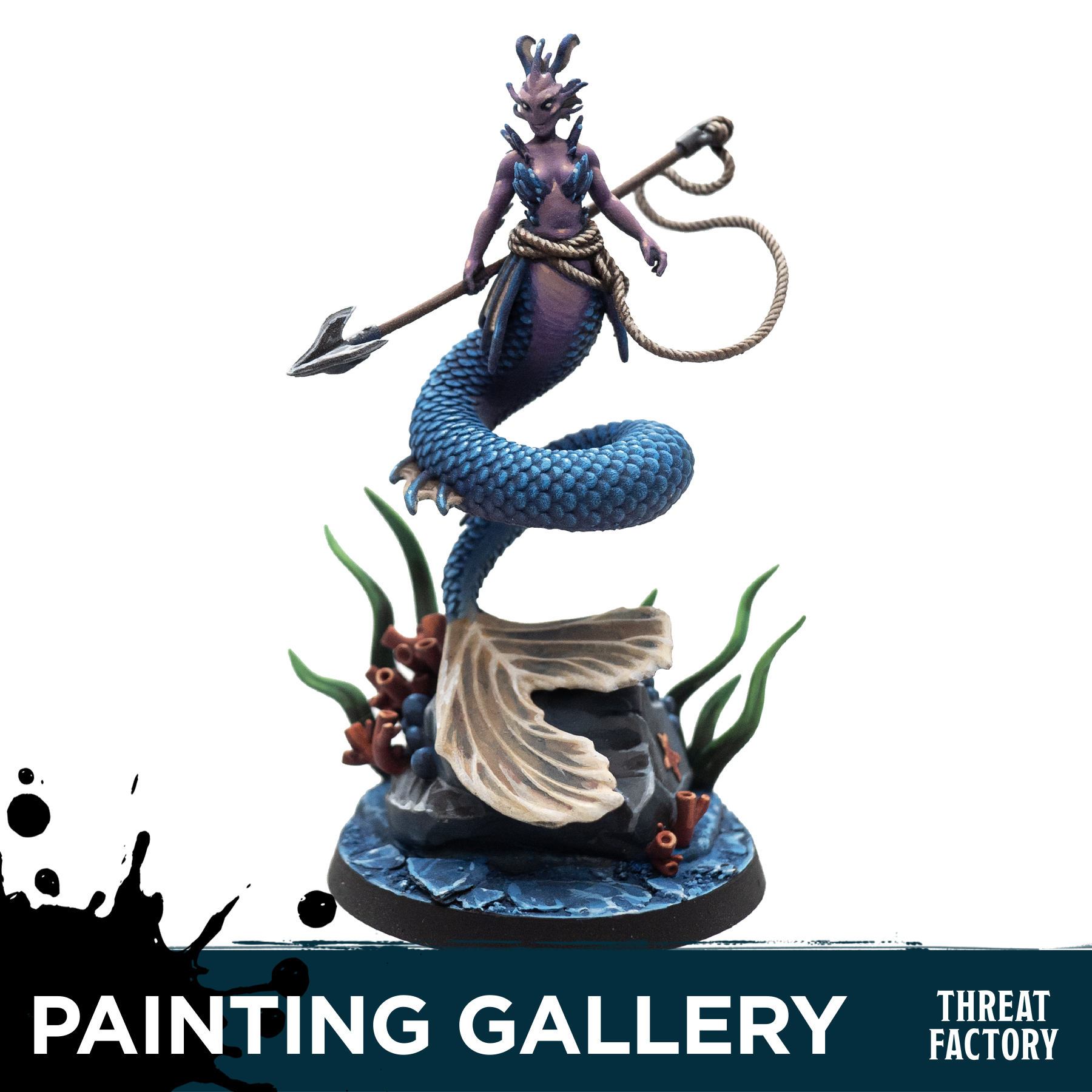 3D Printable Merrow leader by Threat Factory