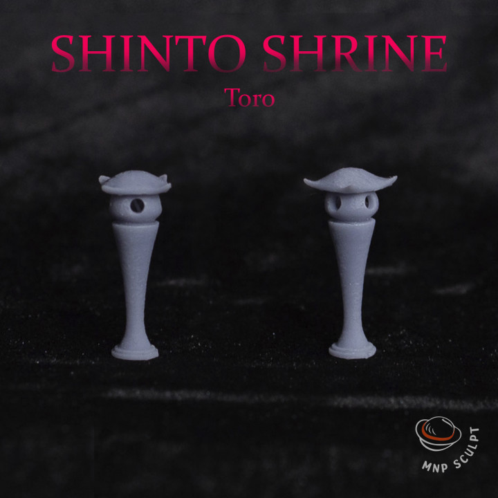 3D Printable Toro х5 Japanese Shrine by MNP Sculpt