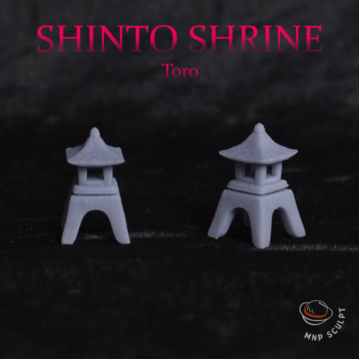 3D Printable Toro х5 Japanese Shrine by MNP Sculpt