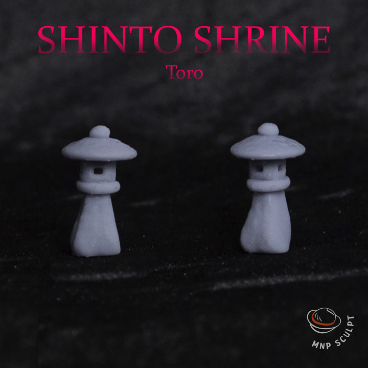 3D Printable Toro х5 Japanese Shrine by MNP Sculpt