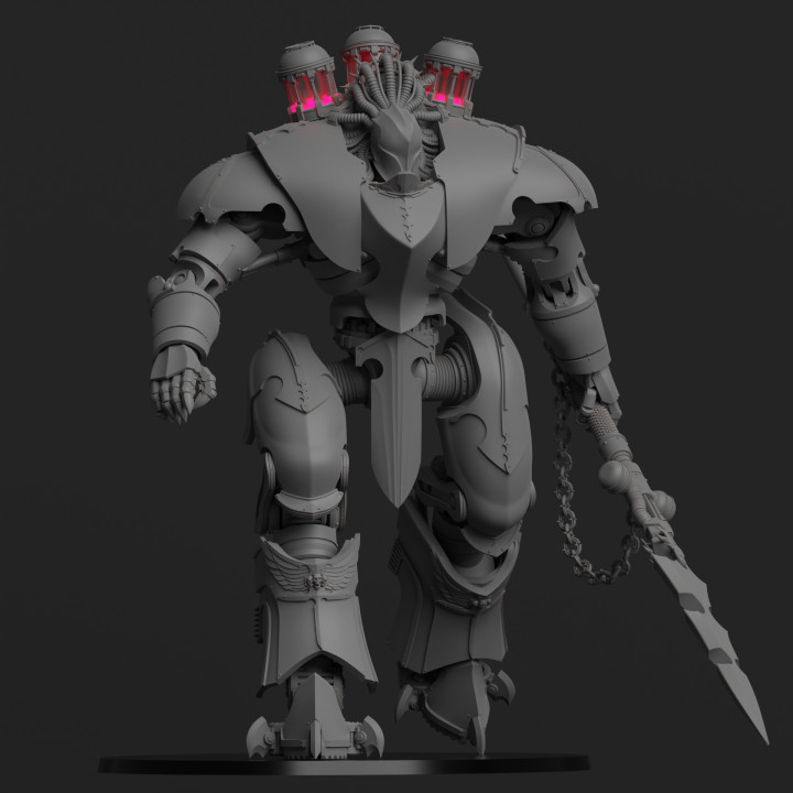 3D Printable Experimental Aditae Alpha Rho 'Nightmare Engine' by ...