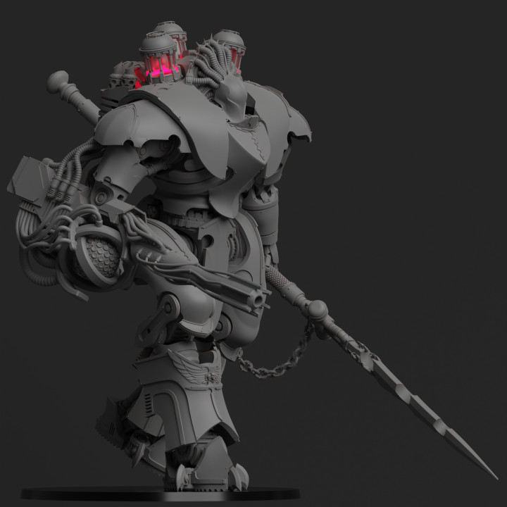 3D Printable Experimental Aditae Alpha Rho 'Nightmare Engine' by ...