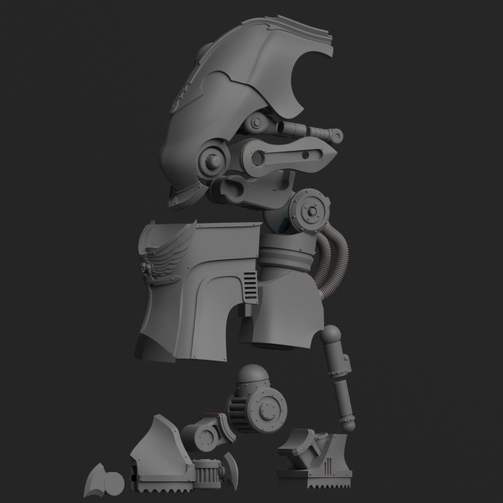 3D Printable Experimental Aditae Alpha Rho 'Nightmare Engine' by ...