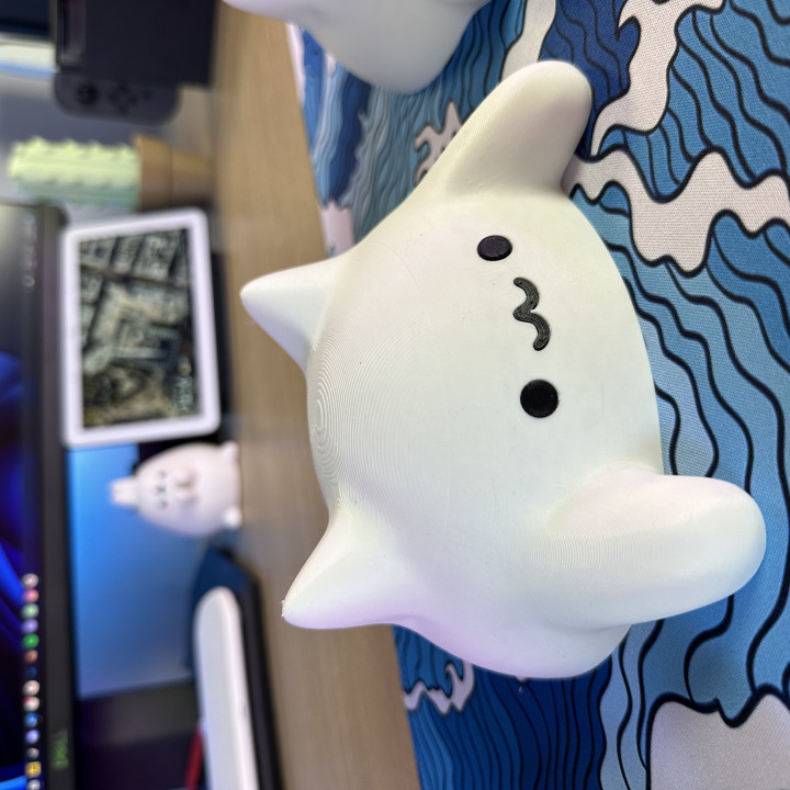 3D Printable Cute Blob Cat by Holoprops