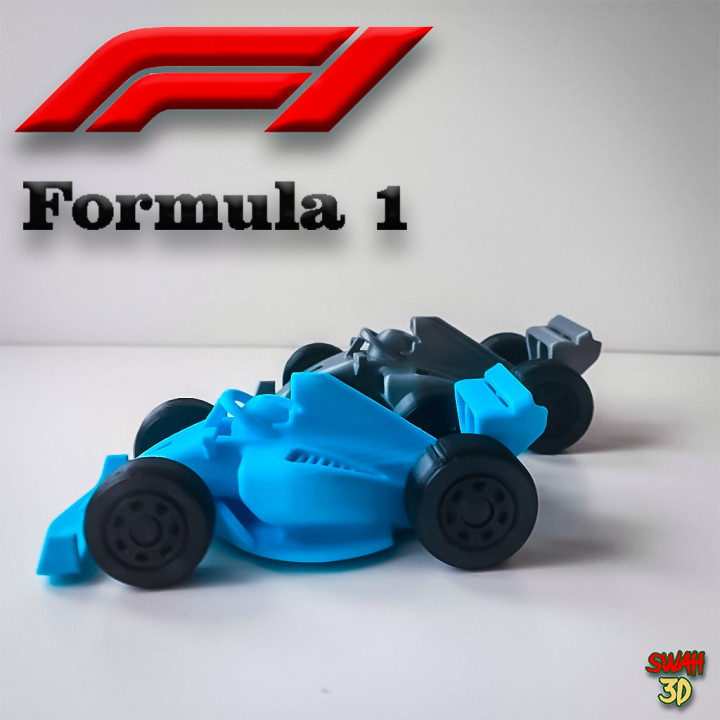 3D Printable FORMULA ONE RACING CARS by Petr