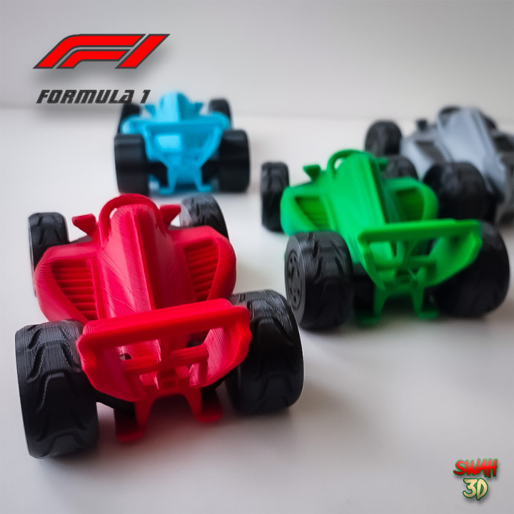 3D Printable FORMULA ONE RACING CARS by Petr