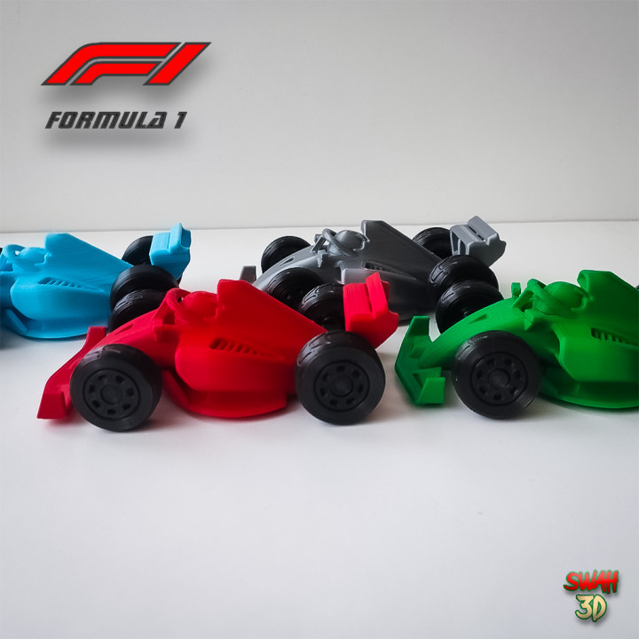 3D Printable FORMULA ONE RACING CARS by Petr