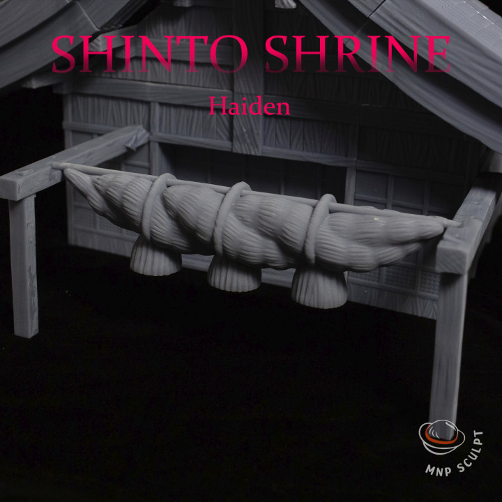 3D Printable Haiden Japanese Shrine by MNP Sculpt