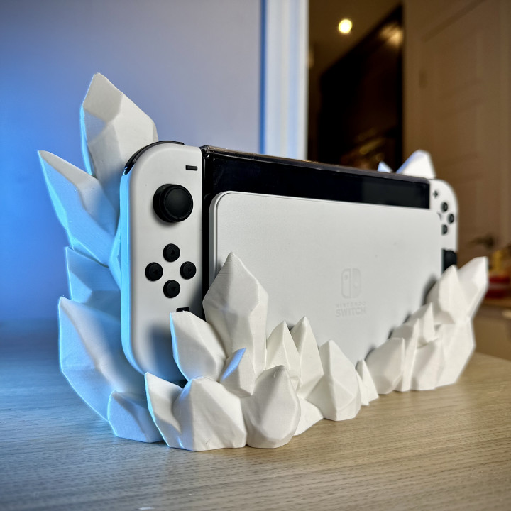 3D Printable Nintendo Switch Crystal Dock - Classic and OLED Version by ...