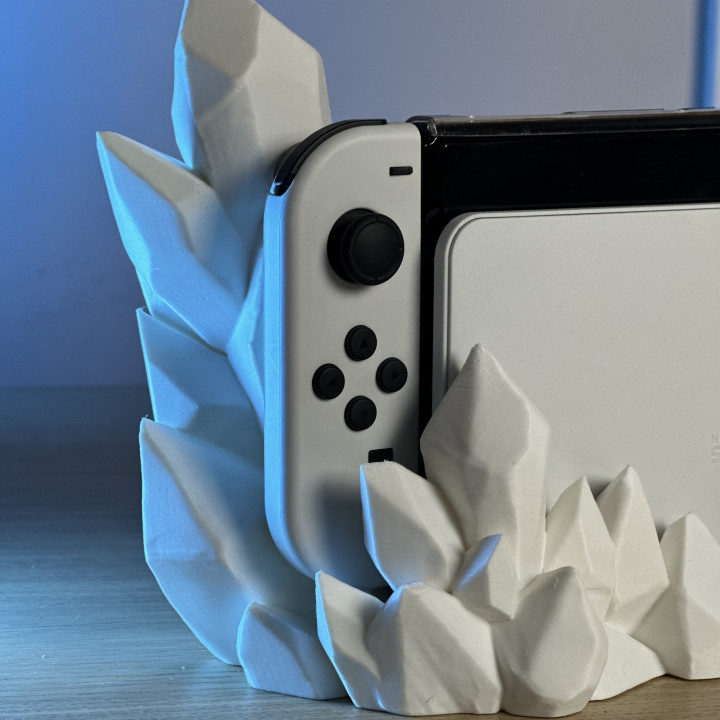 3D Printable Nintendo Switch Crystal Dock - Classic and OLED Version by ...
