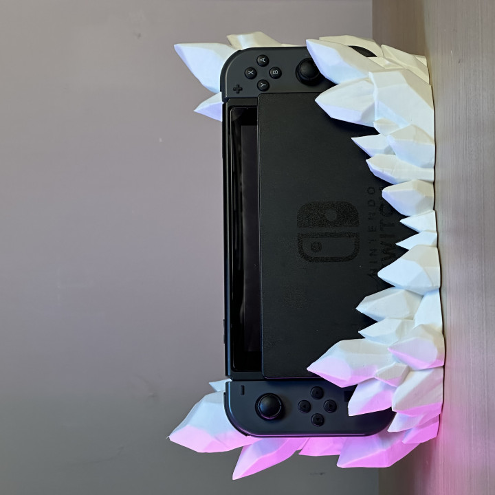 3D Printable Nintendo Switch Crystal Dock - Classic and OLED Version by ...