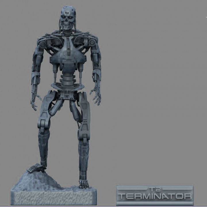 3D Printable T-800 T2 XTERMINATOR High Detal by SKYNET