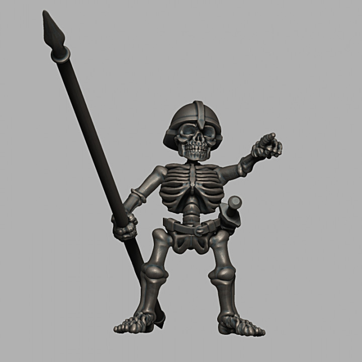 3D Printable Skeleton Halflings by Wargames Atlantic