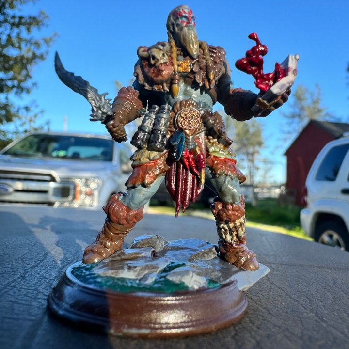 3D Print of Goliath Blood Mage - Raktavin by jimtownsend