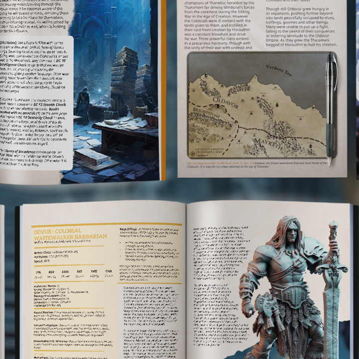 3D Printable DM Stash 5E Campaign - Escape From Khandara by DM Stash