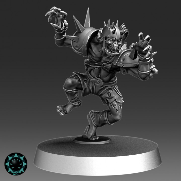 3D Printable UNDEAD - Flesh Eater - Fantasy Football by Realm of Paths
