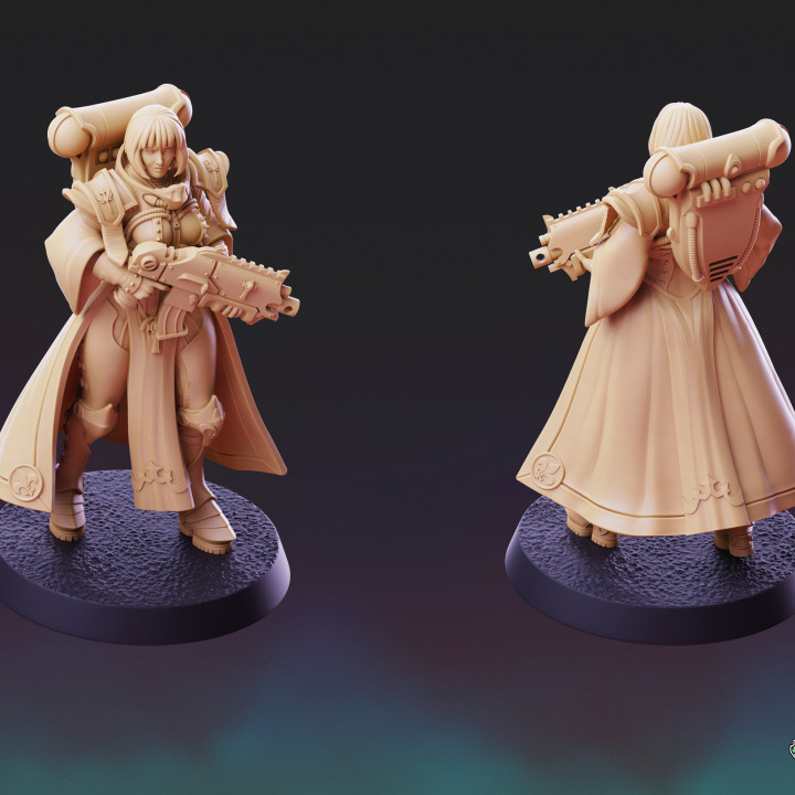 3D Printable Divine Order - Soldiers Vol 1 Bundle + Pinup by PSMiniatures