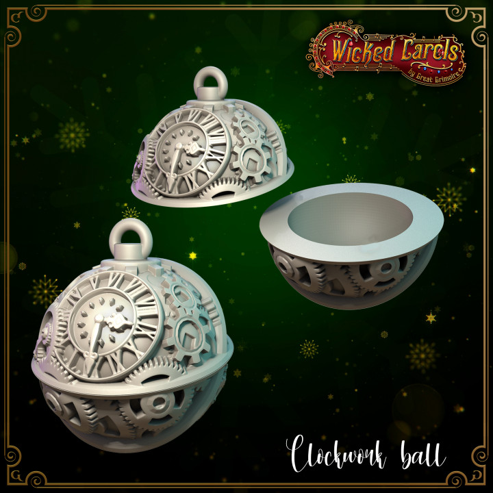 3D Printable Clockwork ball by Great Grimoire