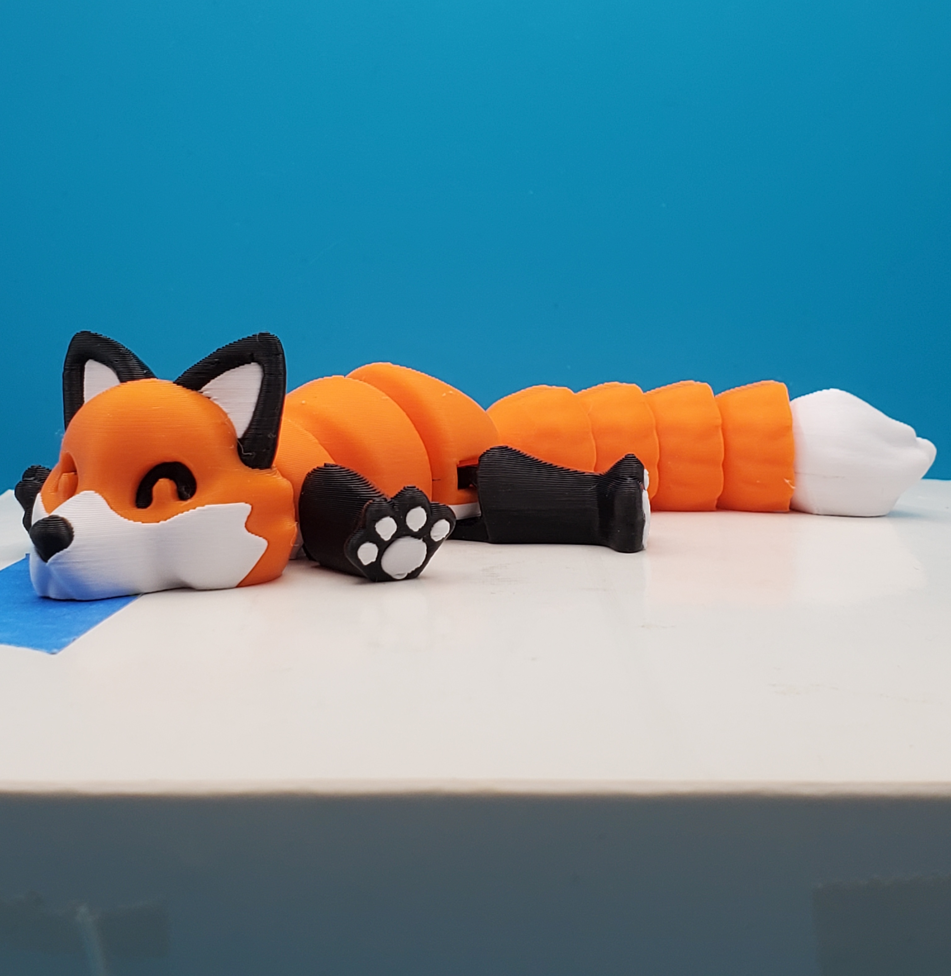 3D Printable Articulated Fox by McGybeer