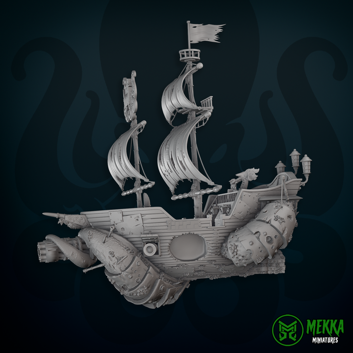 3D Printable Da Kraken by Mekka Miniatures
