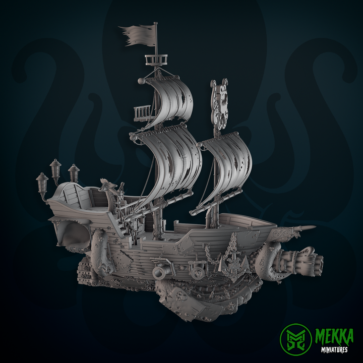3D Printable Da Kraken by Mekka Miniatures