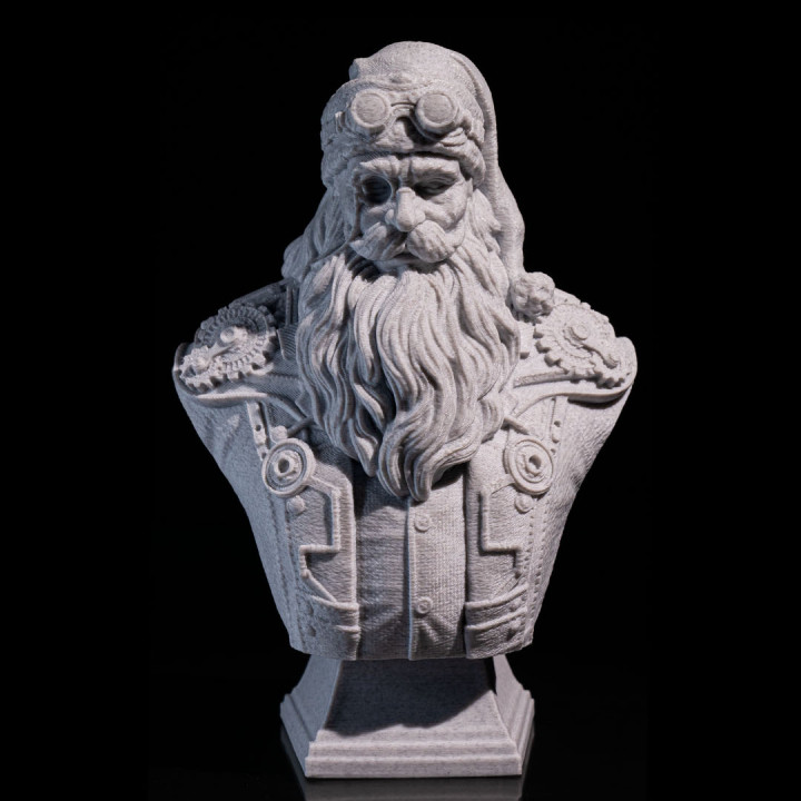 3D Printable Father Christmas - Steampunk by Stlflix