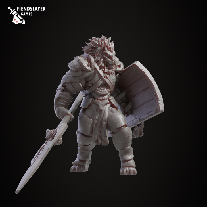 3D Printable Fury of the Lion - Leonin Mercenaries by Fiendslayer Games