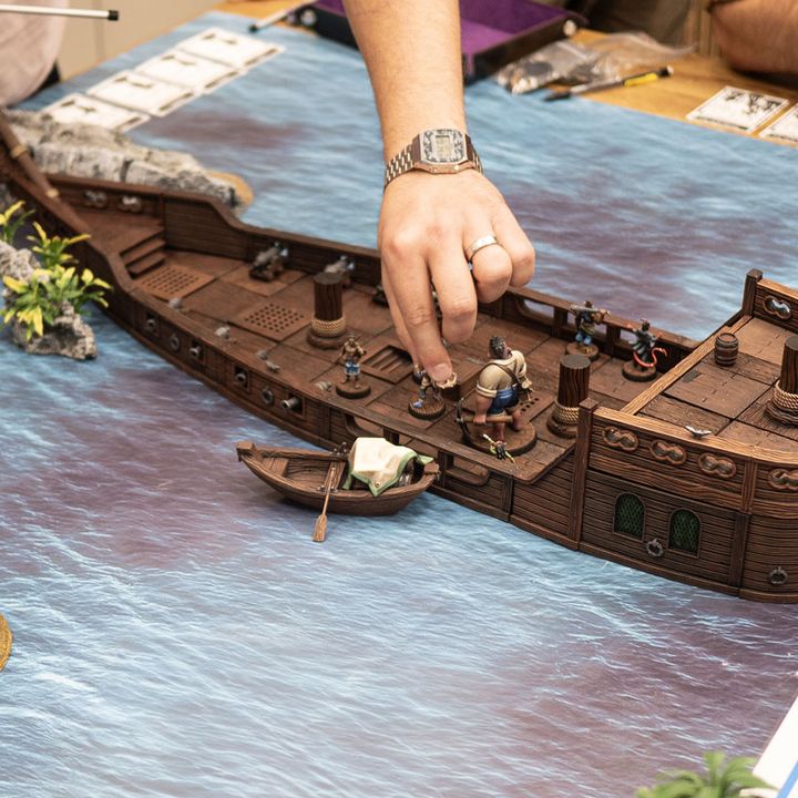 3D Printable The Threat of the Sea - Modular ship + PCs + Monsters + 5e ...